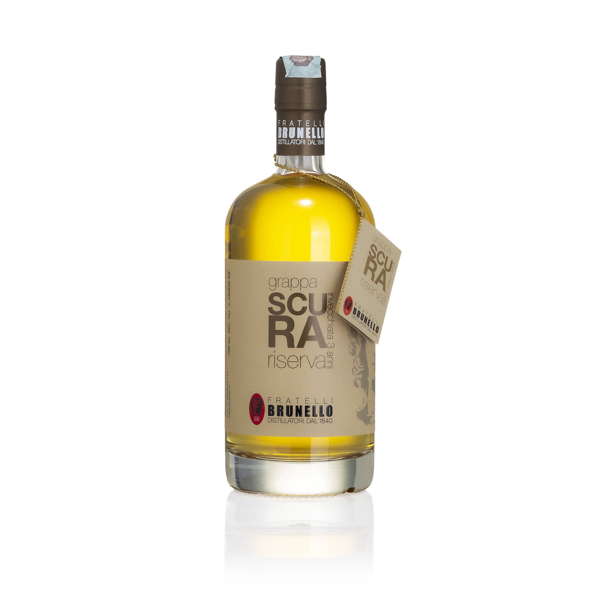 GRAPPA SCURA RISERVA – invecchiata 3 anni 0.7 L – Prohibicija.hr